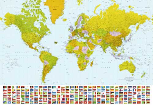 Map of the world | King & McGaw