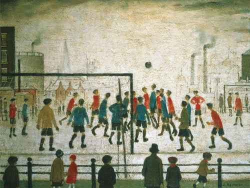 The Football Match Art Print by L S Lowry | King & McGaw