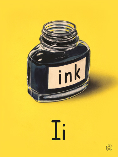 I is for ink Art Print by Ladybird Books' | King & McGaw