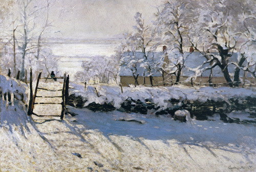 The Magpie Art Print by Claude Monet | King & McGaw