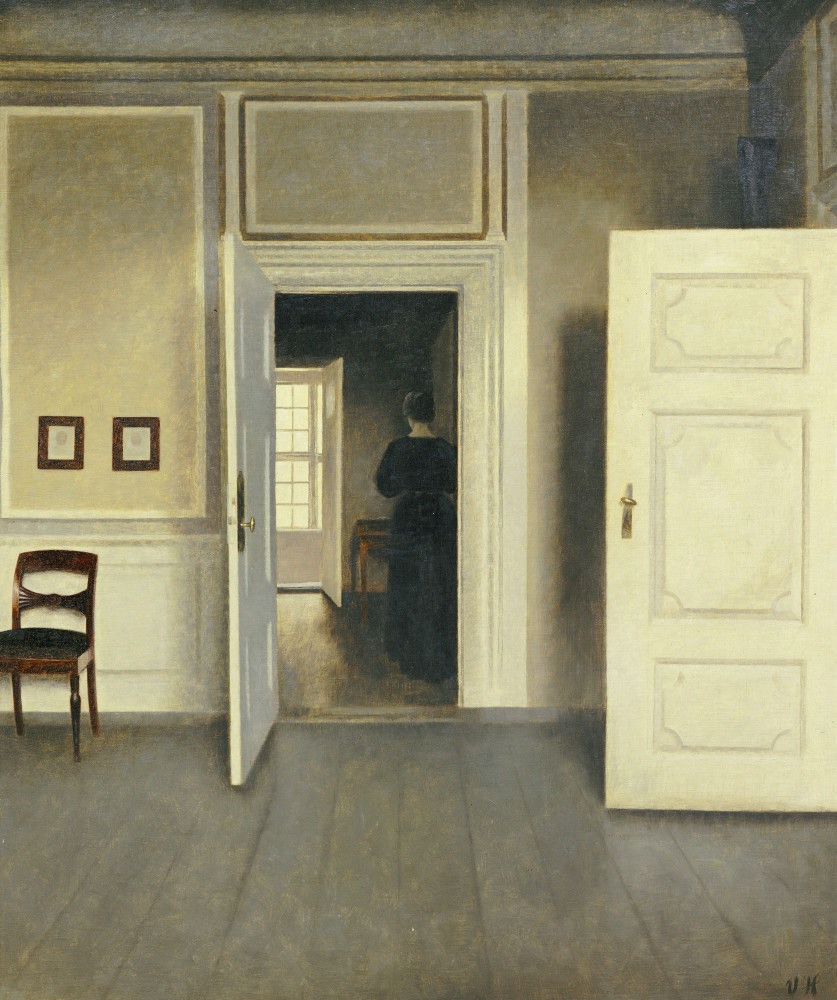 A Woman in an Interior, Strandgade 30, 1901 Art Print by Vilhelm ...