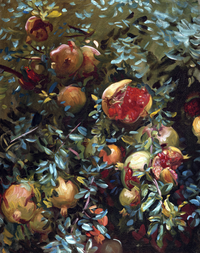 Pomegranates, Majorca Art Print by John Singer Sargent | King & McGaw