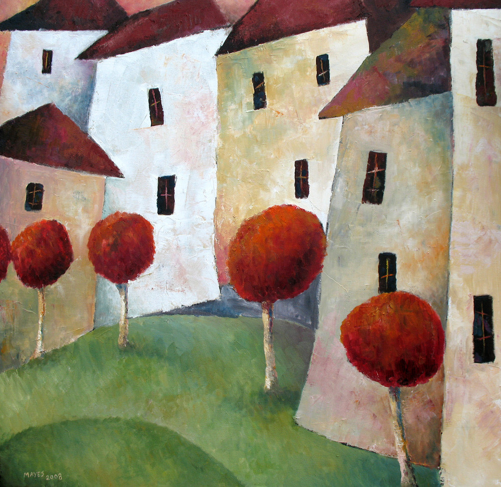 Park Facades Art Print by Jeremy Mayes | King & McGaw