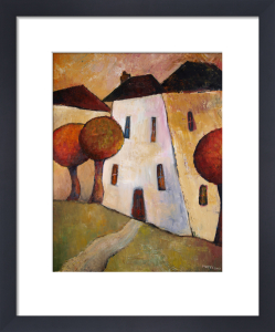 Two Huddled Houses Art Print by Jeremy Mayes | King & McGaw