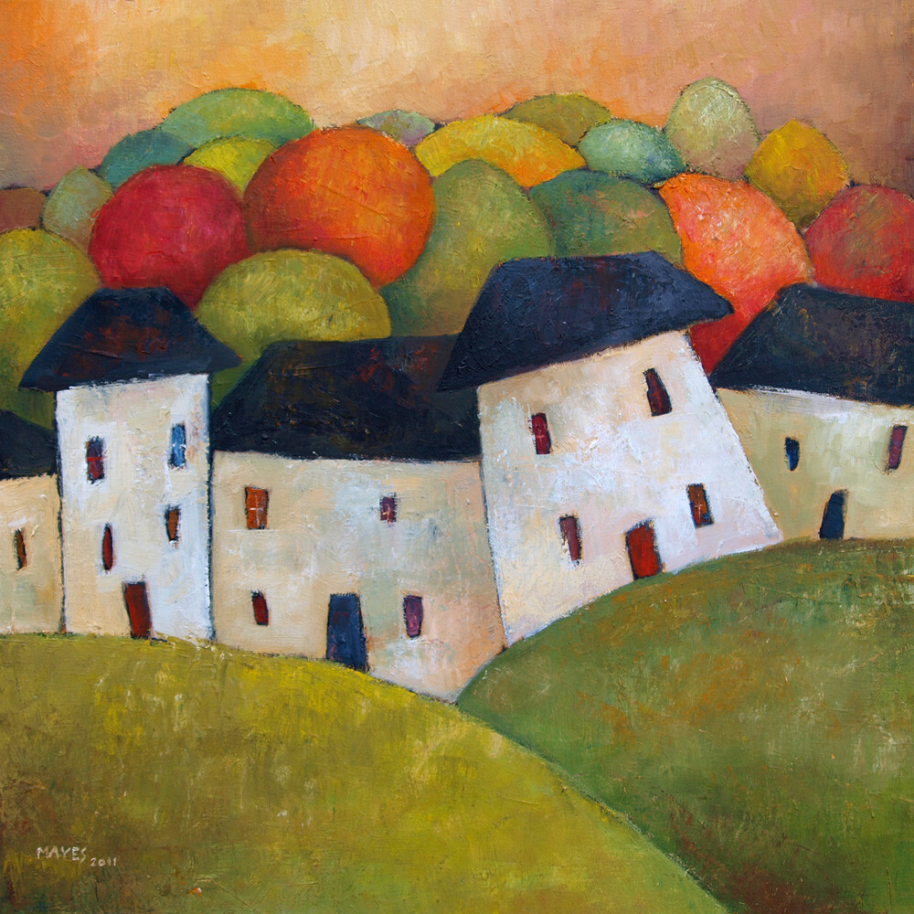 Forest Town Art Print by Jeremy Mayes | King & McGaw