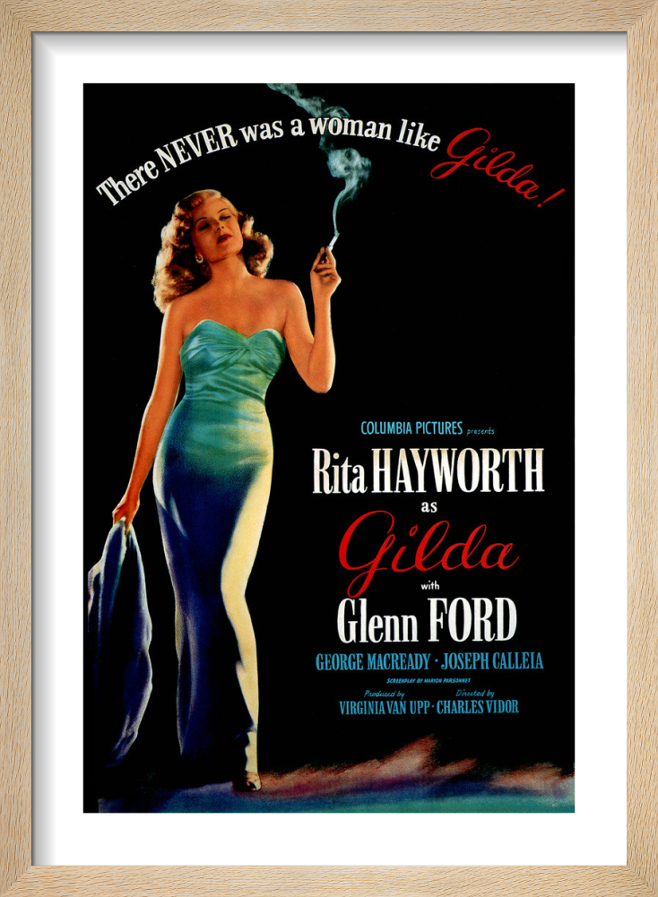 Rita Hayworth Gilda Poster