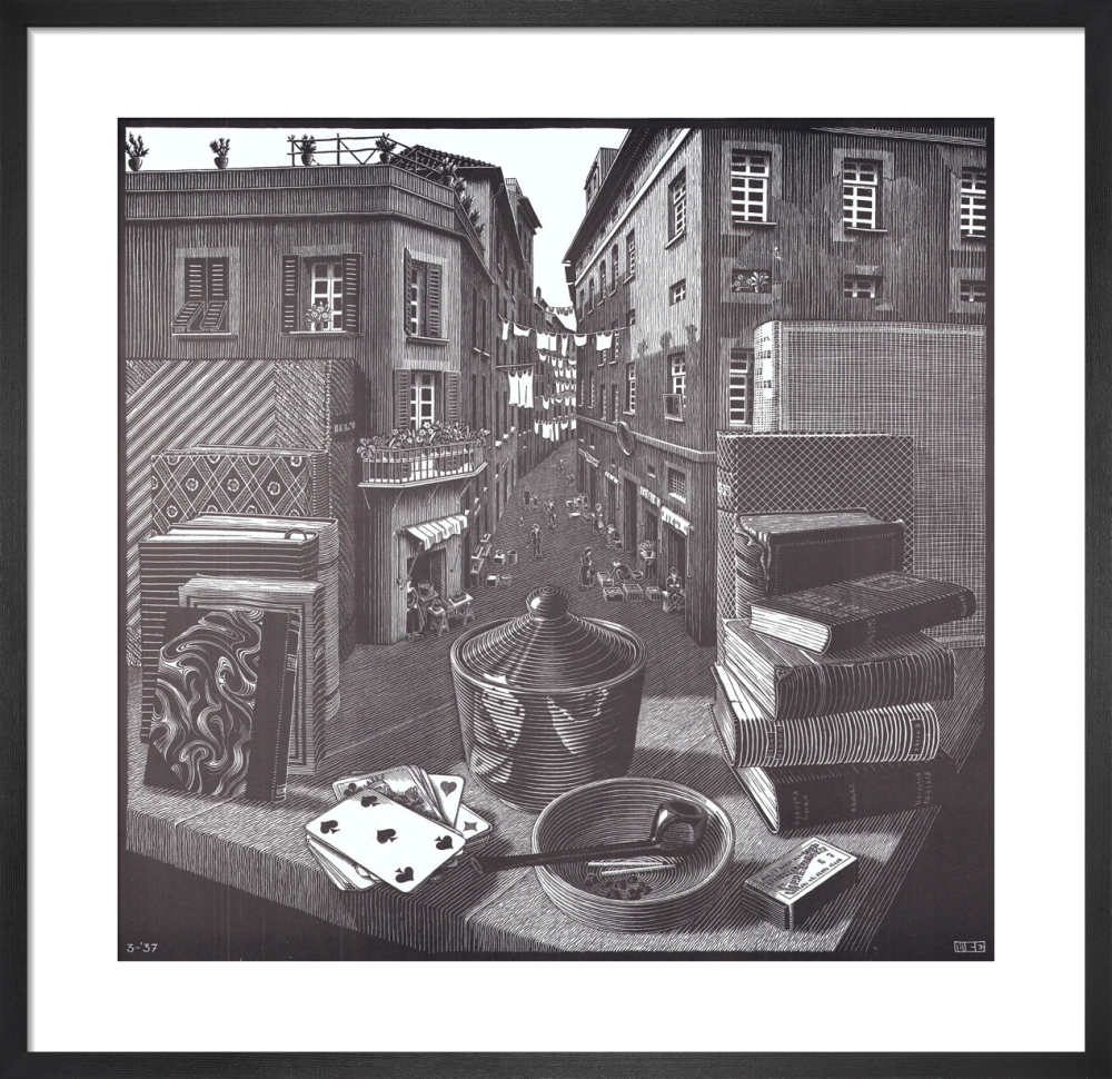 Still Life and Street Art Print by M.C. Escher | King & McGaw