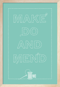Make-Do and Mend Art Print by Anonymous at King & McGaw