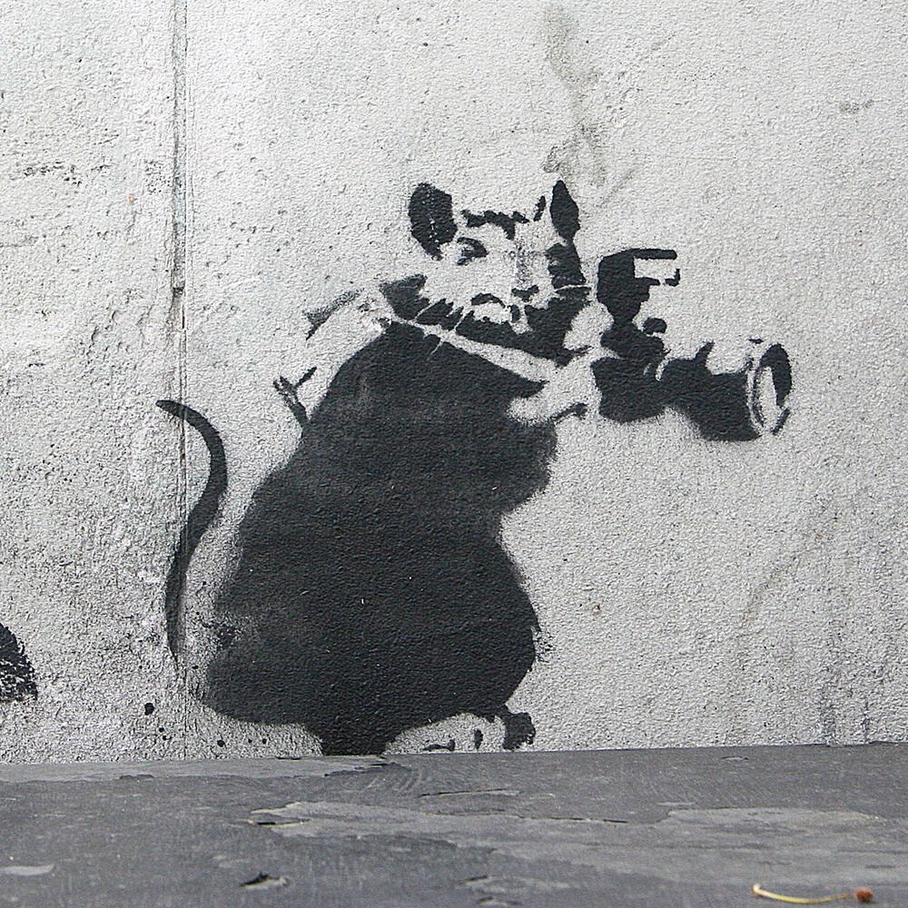 Banksy - Embankment Art Print by Panorama London | King & McGaw