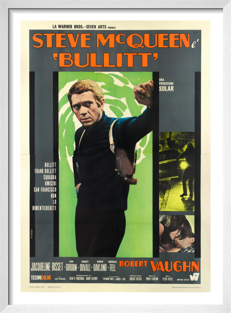 Bullitt Art Print by Cinema Greats | King & McGaw