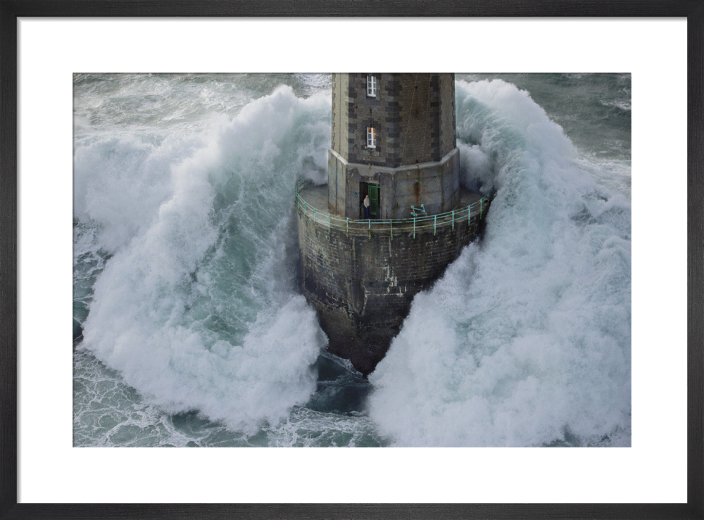Phare de La Jument - The Lighthouse Keeper I Art Print by Jean Guichard ...