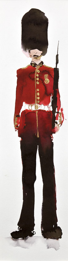 Queen's Foot Guard Art Print by Bridget Davies | King & McGaw