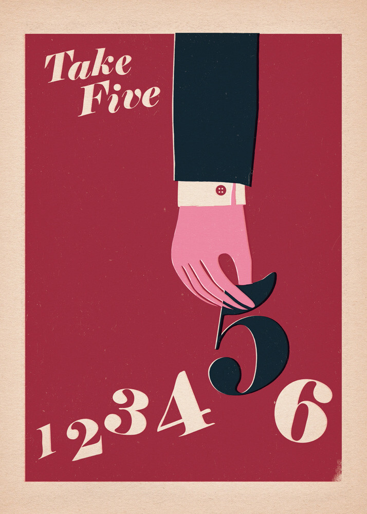 Take Five Art Print by Anthony Peters | King & McGaw