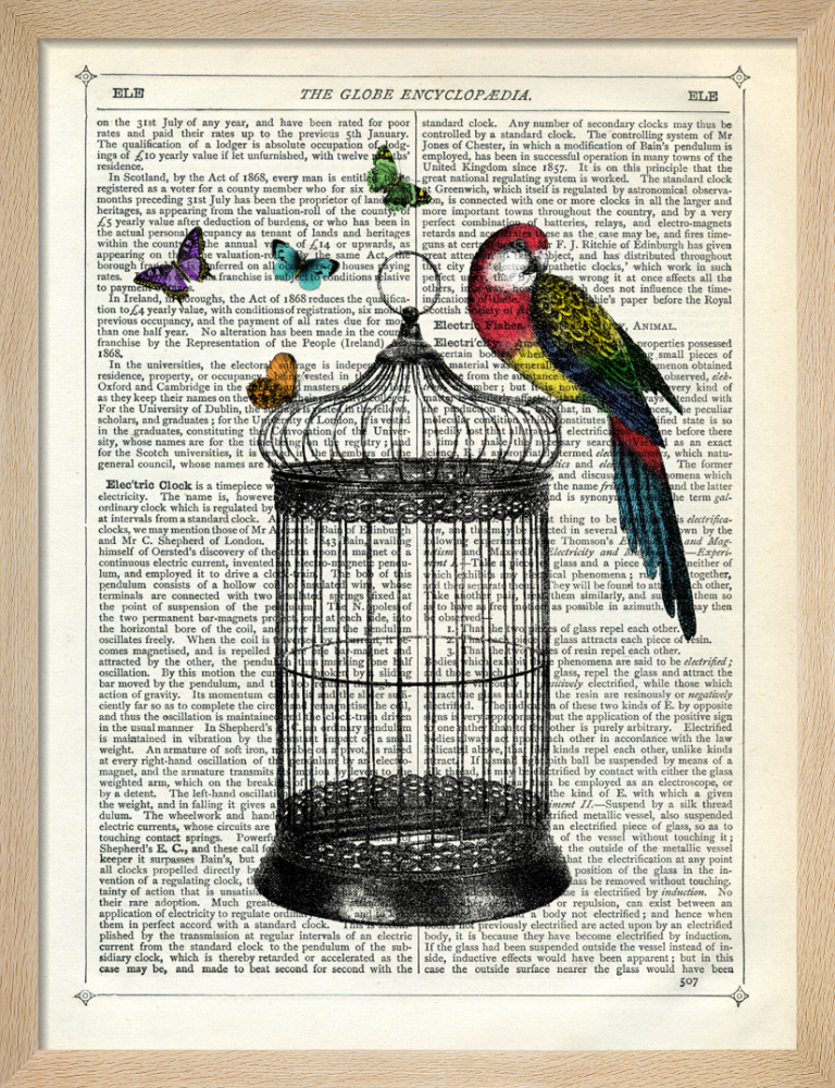 Caged Bird Art