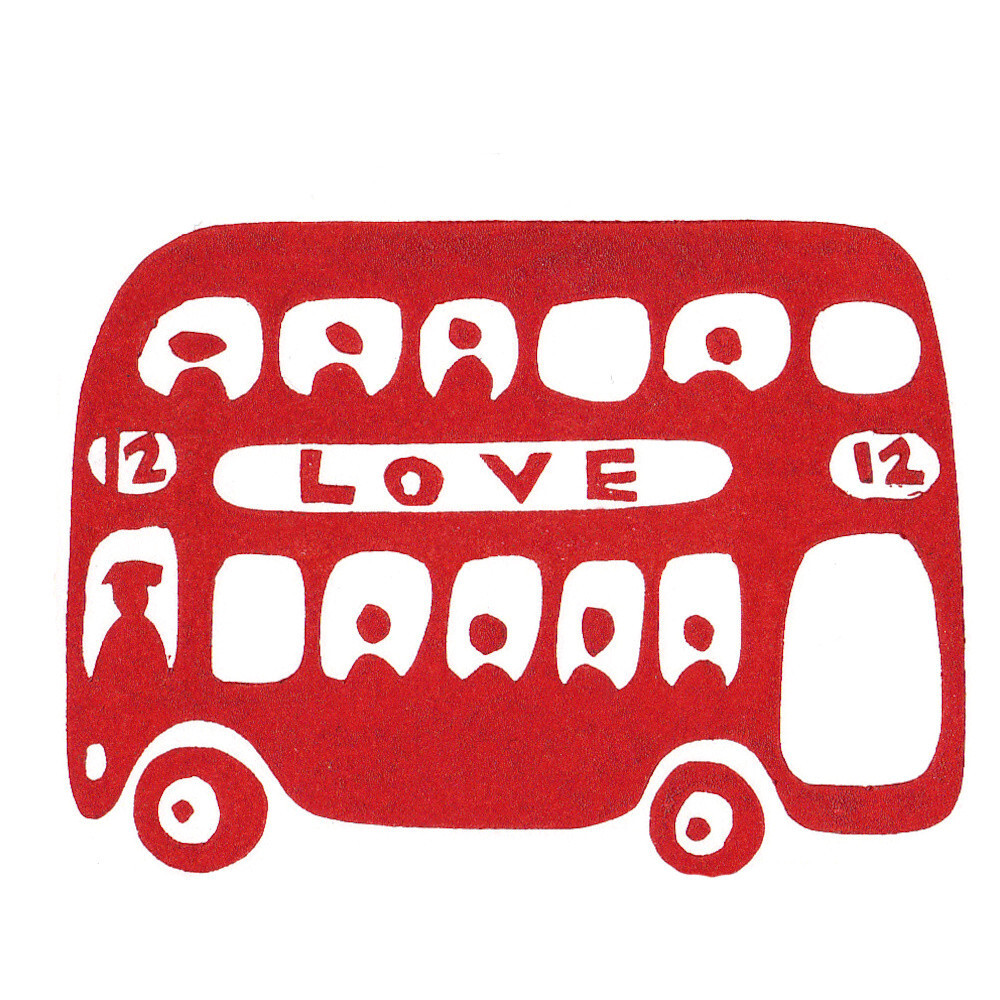 Love Bus Art Print by Fiona Howard | King & McGaw