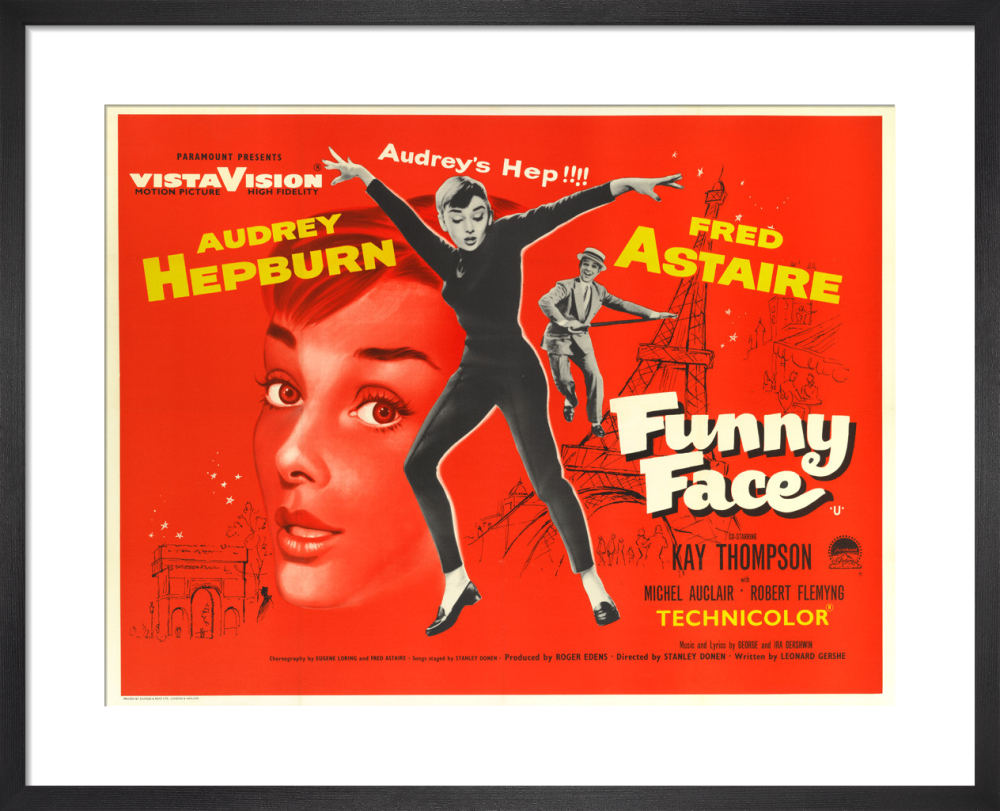 Funny Face Art Print by Cinema Greats | King & McGaw