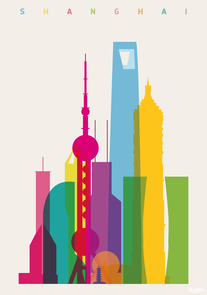 Shanghai Art Print by Yoni Alter | King & McGaw