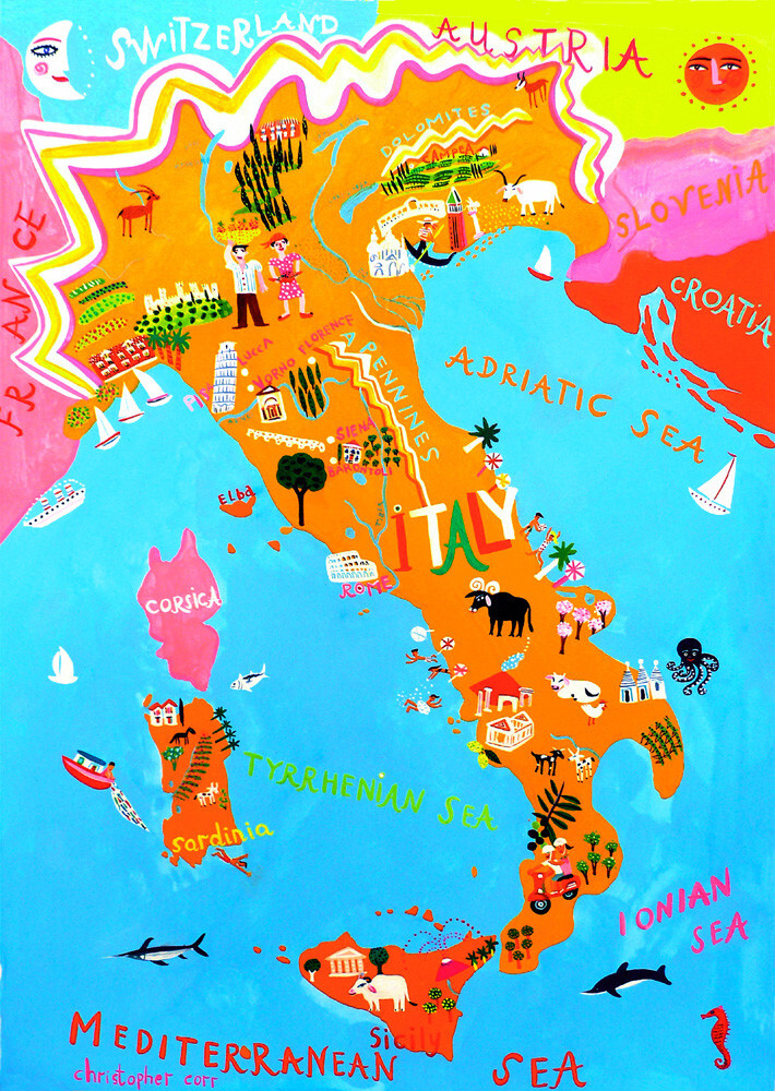 Italy Art Print by Christopher Corr | King & McGaw