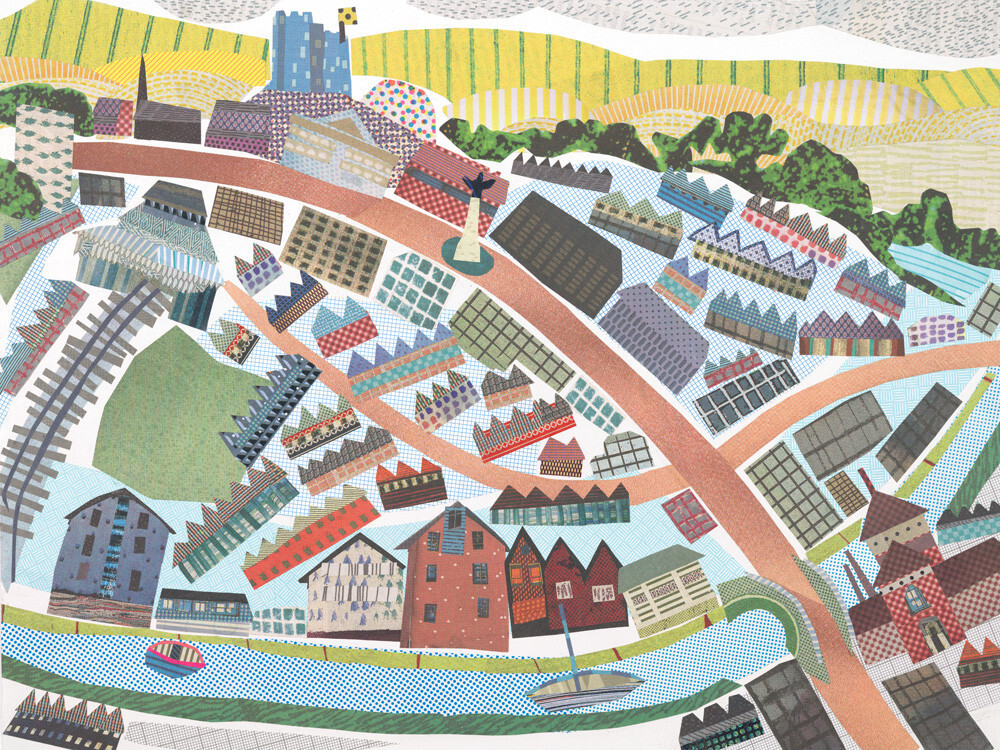Lewes Art Print by Jane Robbins | King & McGaw