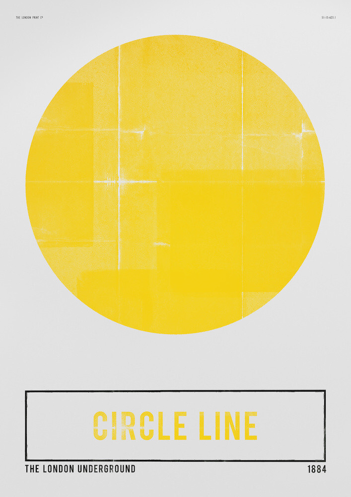 Circle Line Art Print by Nick Cranston | King & McGaw