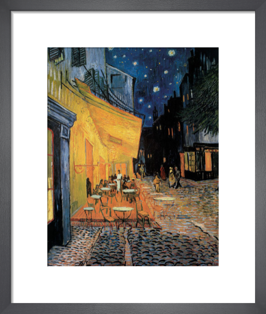 Van gogh café terrace at night store