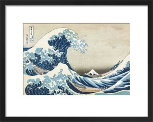 Feminine Wave Art Print by Katsushika Hokusai | King & McGaw