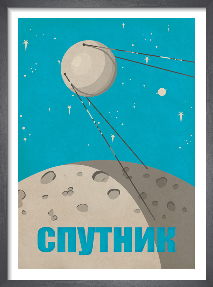 Sputnik Art Print by Nick Cranston | King & McGaw