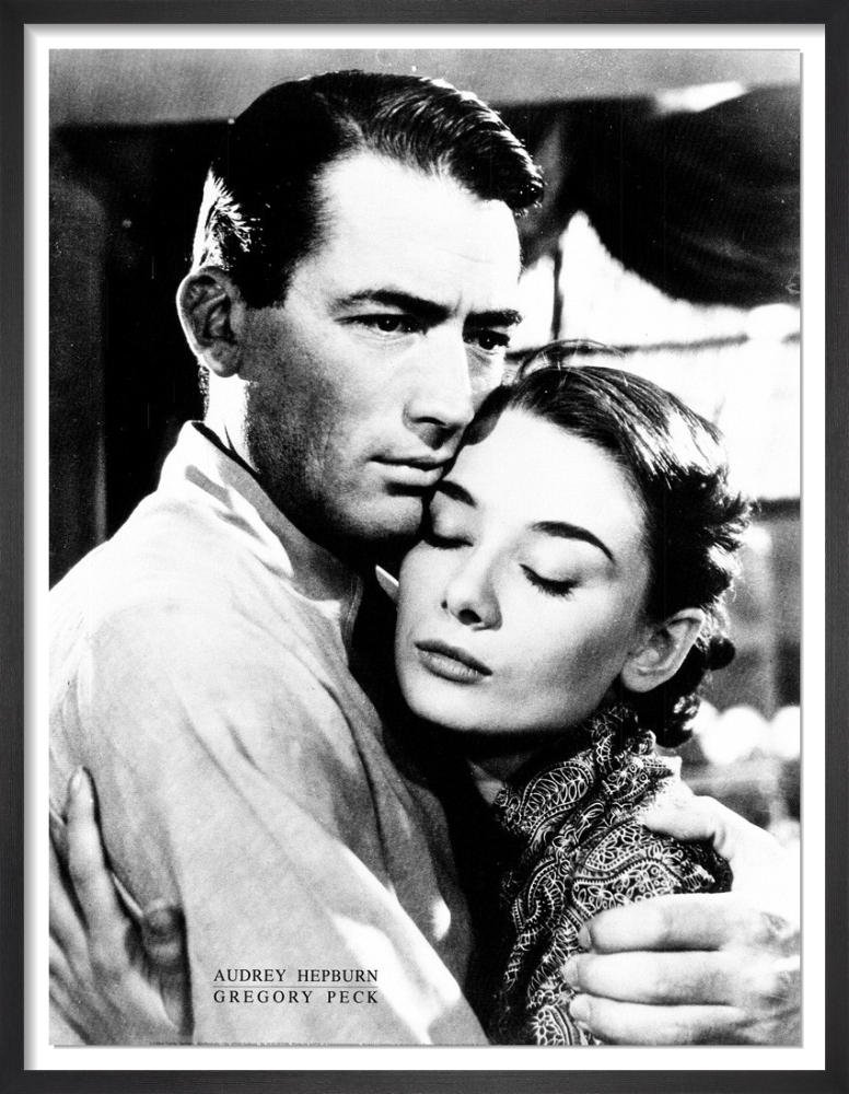 Roman Holiday - Audrey Hepburn and Gregory Peck Rare Print by Anonymous ...