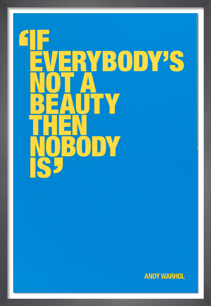 Not a beauty (Special Edition) Silkscreen Print by Andy Warhol | King ...
