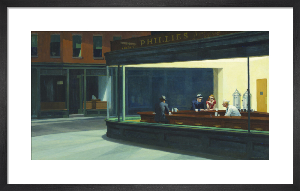 Nighthawks, 1942 Art Print by Edward Hopper | King & McGaw