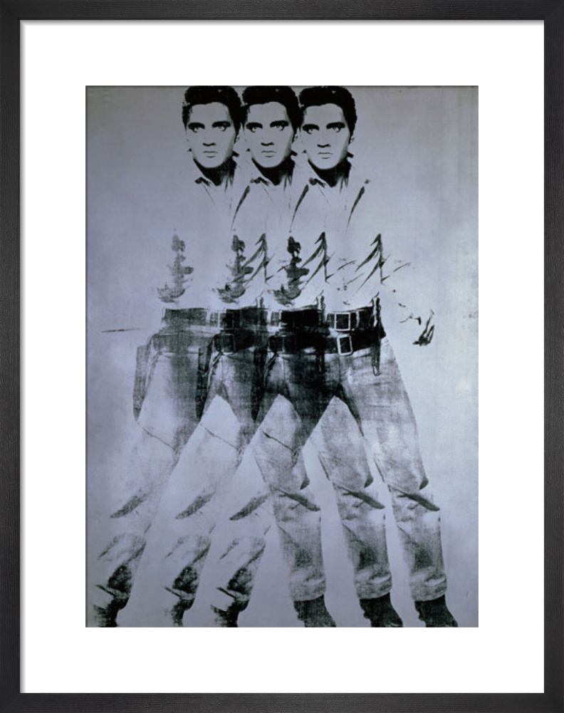 Elvis, 1963 (triple Elvis) Art Print by Andy Warhol | King & McGaw
