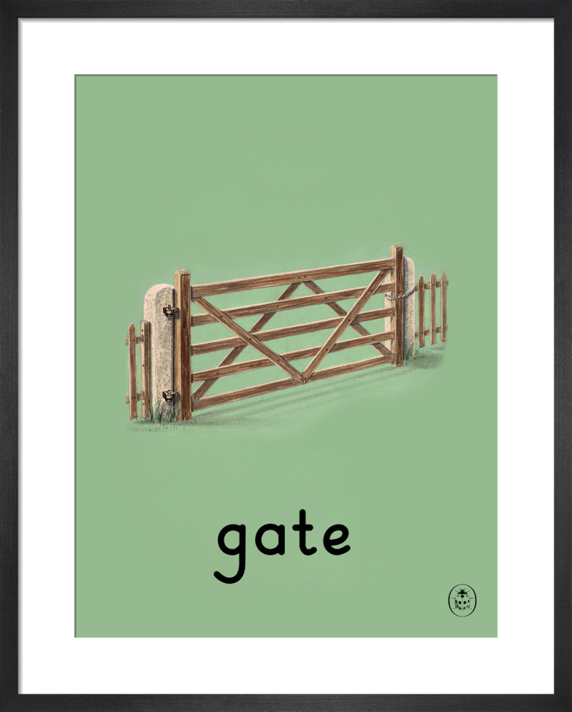 gate Art Print by Ladybird Books' | King & McGaw