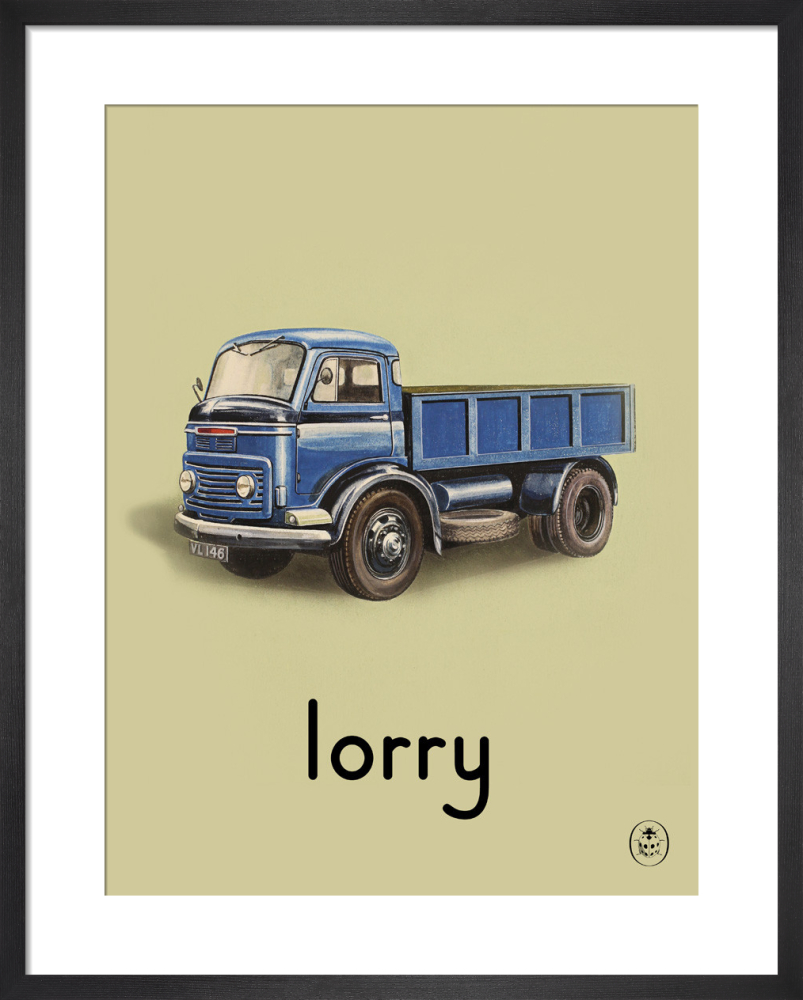 lorry Art Print by Ladybird Books' | King & McGaw