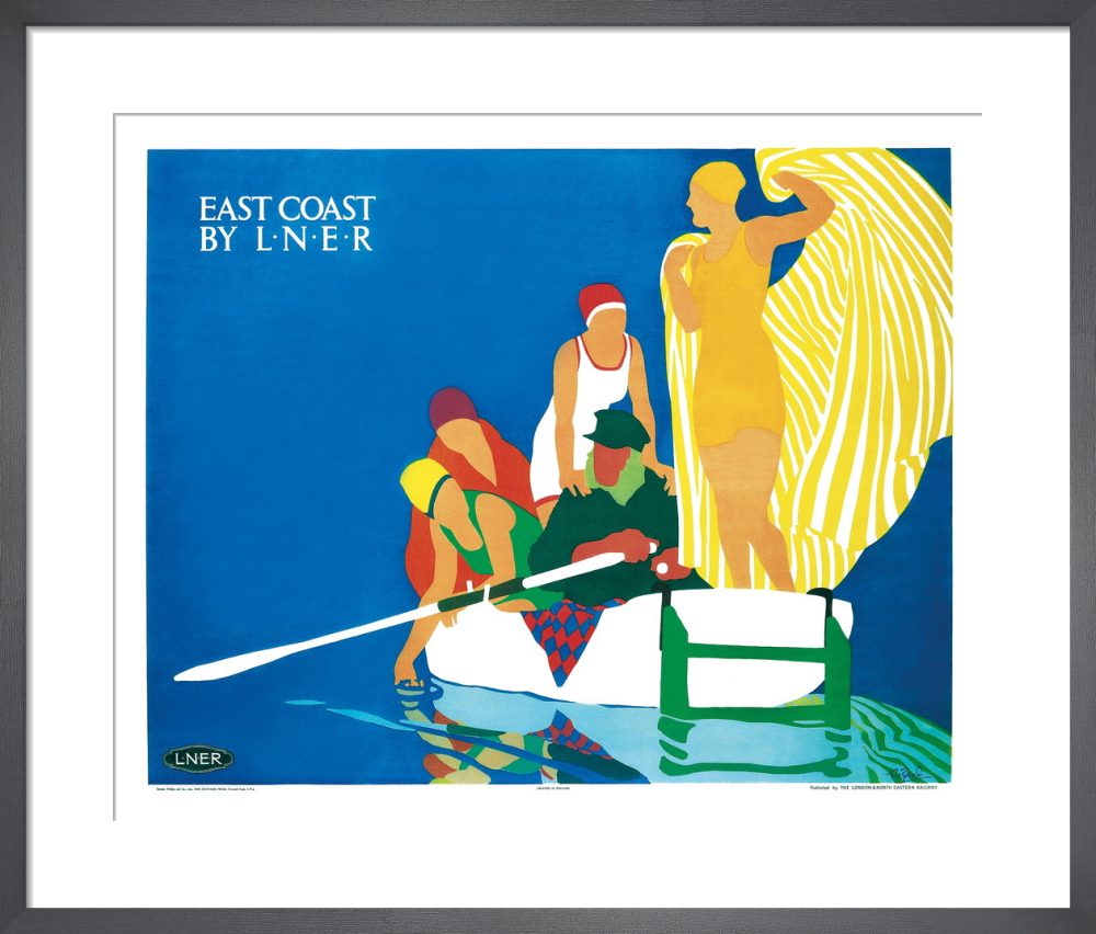 East Coast by LNER Art Print by Tom Purvis | King & McGaw