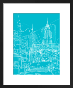 New York Art Print by David Bushell | King & McGaw