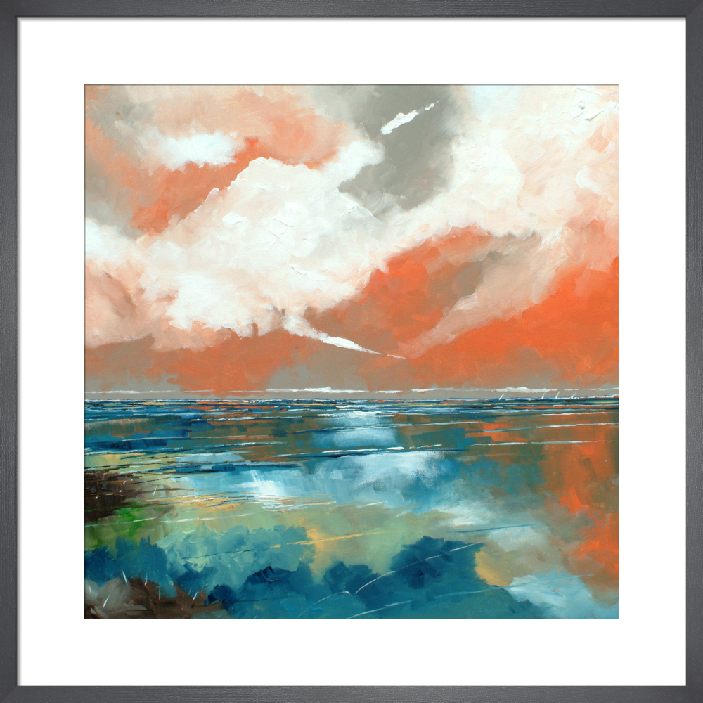 Orange Storm Art Print by Stuart Roy | King & McGaw