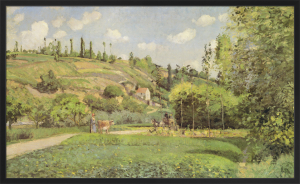 Water Lilies (Panel 3 of Triptych, c.1920) Rare Print by Claude Monet ...