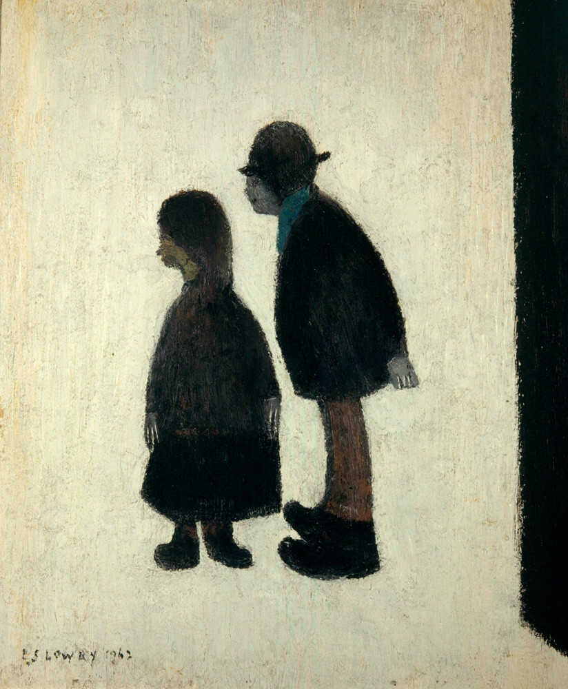 Two People, 1962 Art Print by L.S. Lowry | King & McGaw