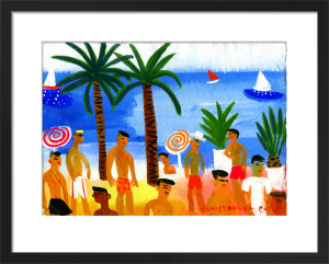 Summer on the French Riviera, 1930 Art Print by Roger Broders | King & McGaw