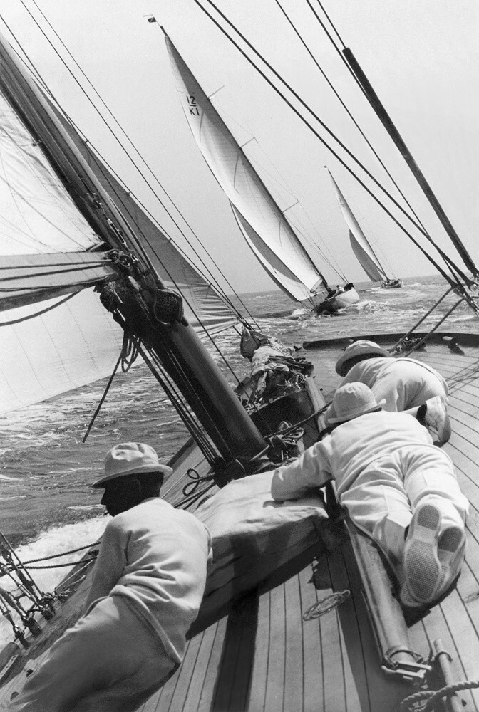 Ocean yacht racing Art Print from Stilltime | King & McGaw