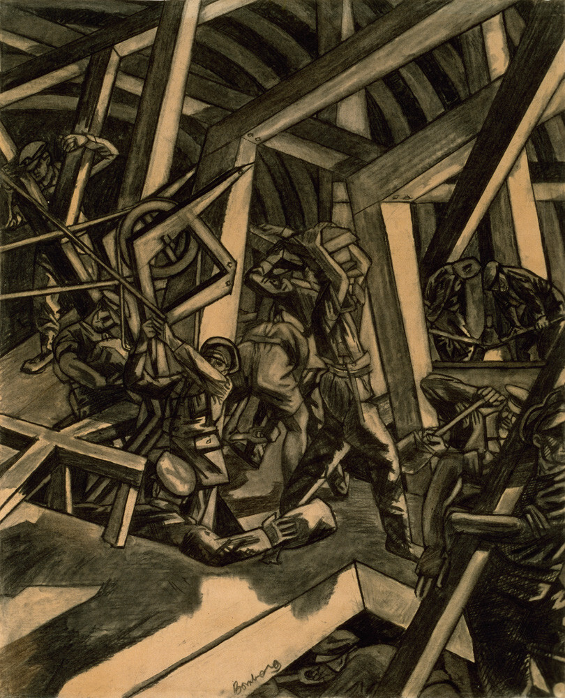 Sappers at Work Art Print by David Bomberg | King & McGaw