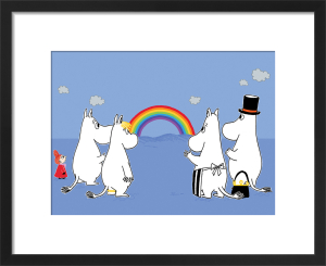 Moomin Reading Art Print by Tove Jansson | King & McGaw