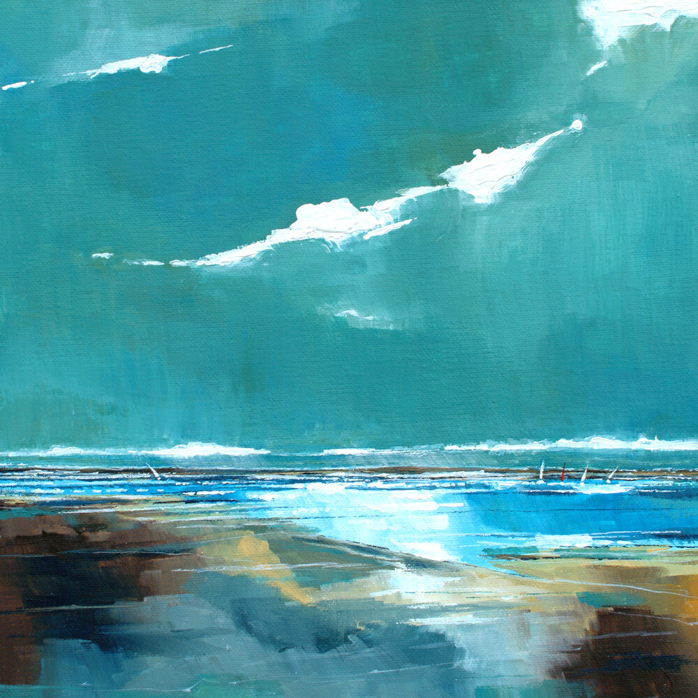 Across to Blakeney Art Print by Stuart Roy | King & McGaw