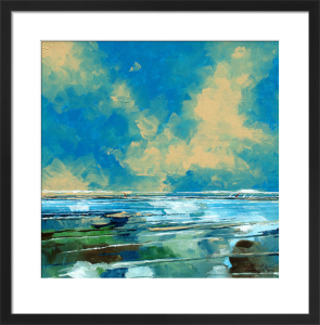 Seascape 4 Art Print by Stuart Roy | King & McGaw