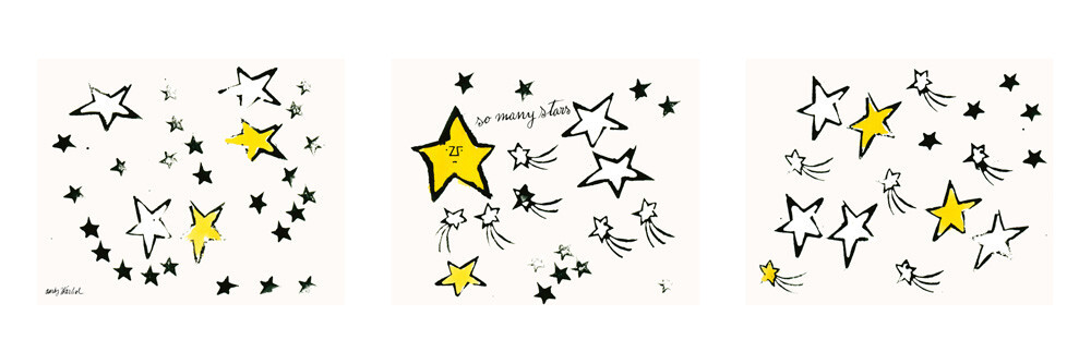 So Many Stars, c.1958 (triptych) Poster by Andy Warhol | King & McGaw