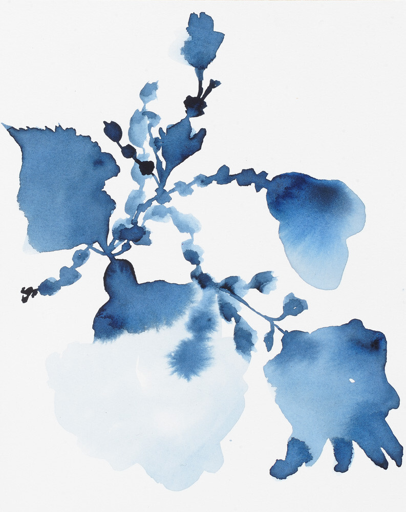 Indigo Rock 2 Art Print by Jen G | King & McGaw