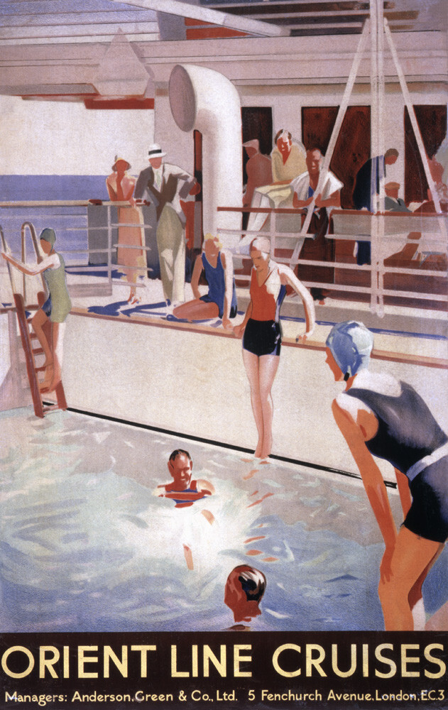 Orient Line Cruises Art Print from P&O Heritage | King & McGaw