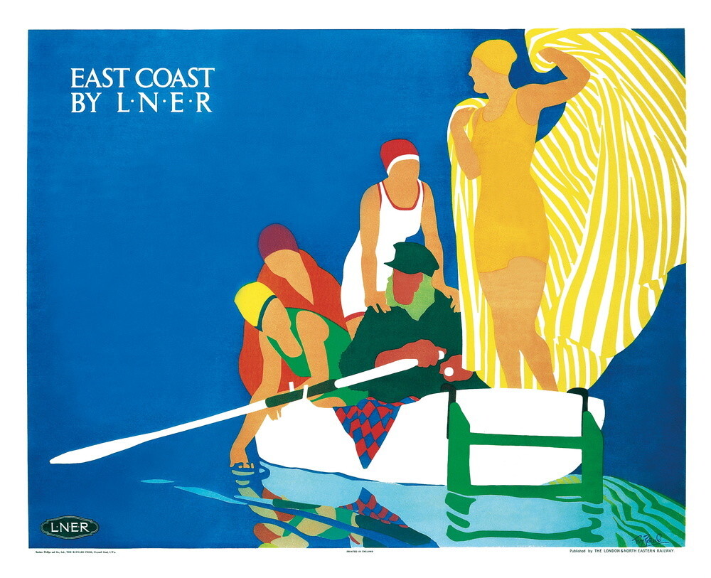 East Coast by LNER Art Print by Tom Purvis | King & McGaw
