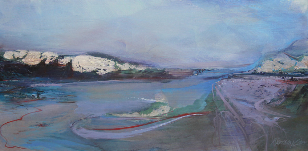 River Sky Art Print by Kathy Ramsay Carr | King & McGaw