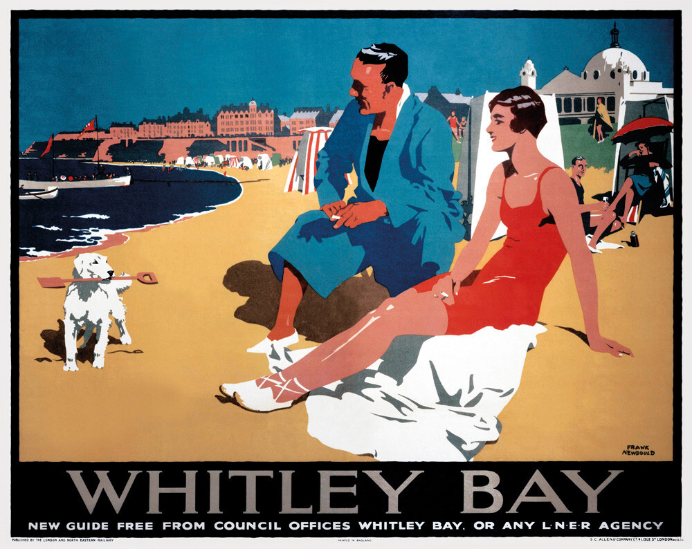 Whitley Bay Art Print by Frank Newbould | King & McGaw